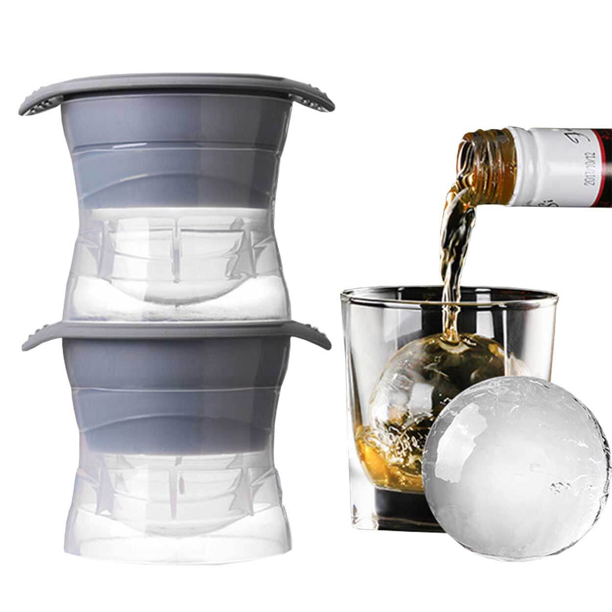 2-Pack Isform Stora Isbollar Runda Isbitar Iskubsform Kulor ...